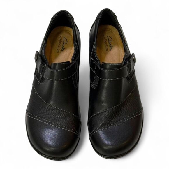 Clarks | Shoes | Clarks Womens Ashland Gem Black Loafer New Without Box ...